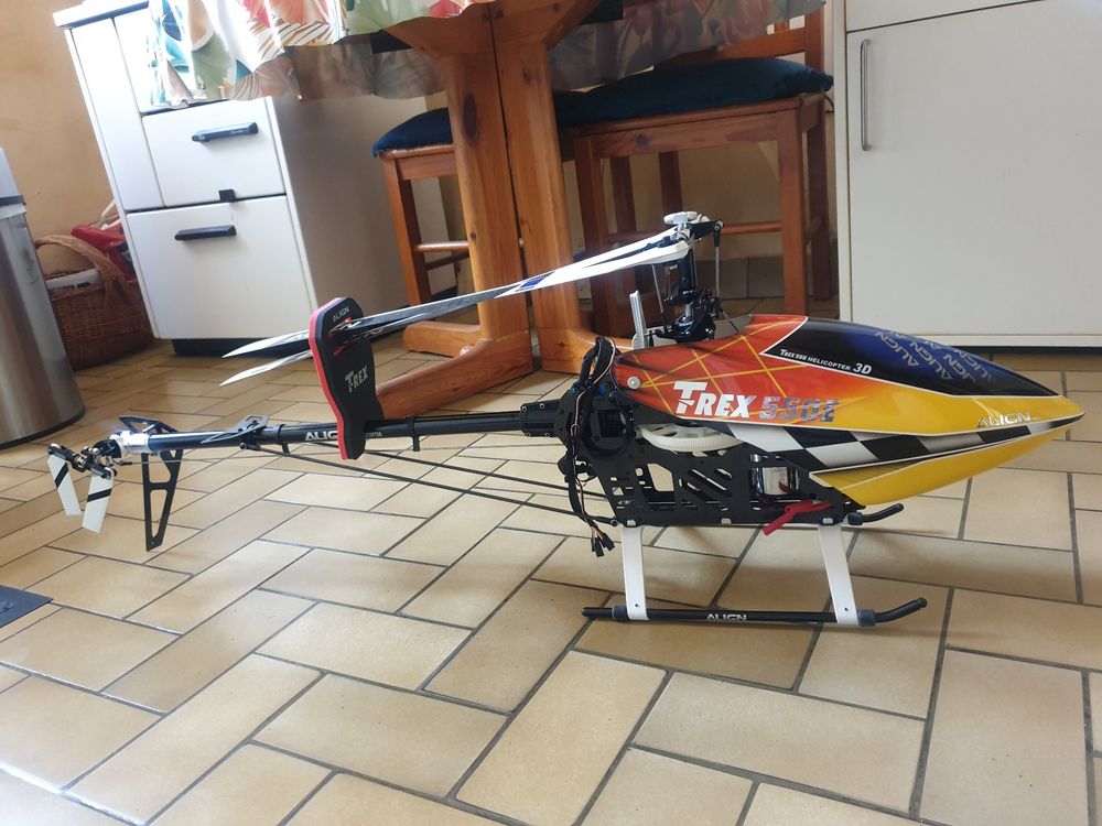 Align TREX 550E AC3Xtreme, sac Align et pièces de rechange (Neu (gemäss ...