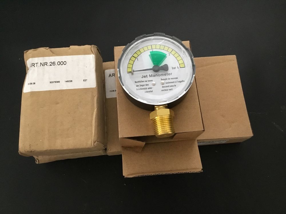 IMI Hydrometer Manometer 0 bis 4 bar Neu (Neu und originalverpackt) in ...