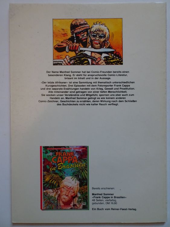 Frank Cappa - Der letzte Afrikaner Comic (Gebraucht) in Schönenwerd für ...