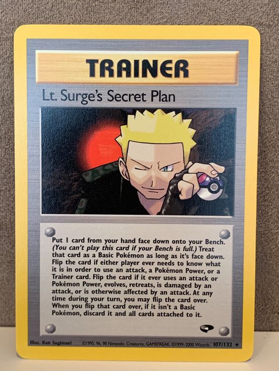107/132 Lt. Surge's Secret Plan Rare ENG Pokemon Challenge (Gebraucht ...