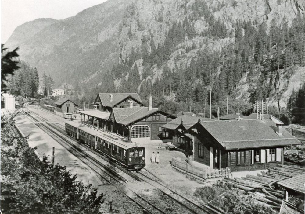 Châtelard VS - Train en gare du CHÂTELARD en 1921 (D'occasion) à ...