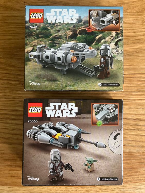 Lego Star Wars Mandalorian Microfighters (75321 & 75363) (Neu und ...