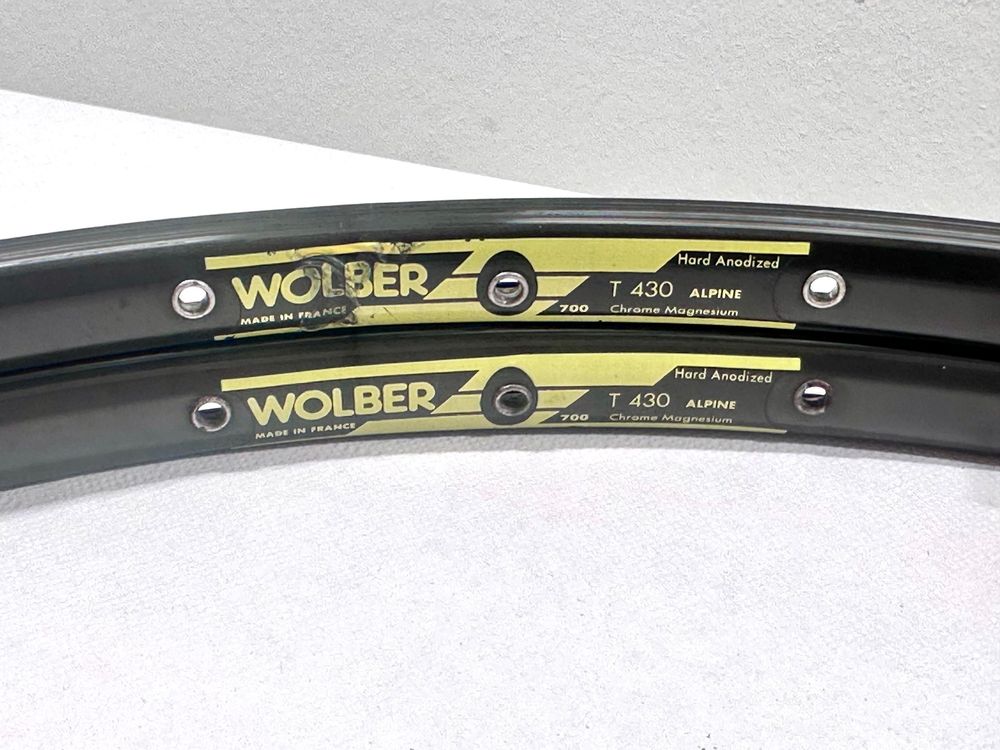 WOLBER T430 Alpine Clincher Rims Felgen 2 Stk. 36 Loch (Gebraucht) in ...