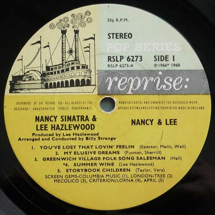 Nancy Sinatra & Lee Hazlewood - Nancy & Lee - UK 1968 (Gebraucht) in ...
