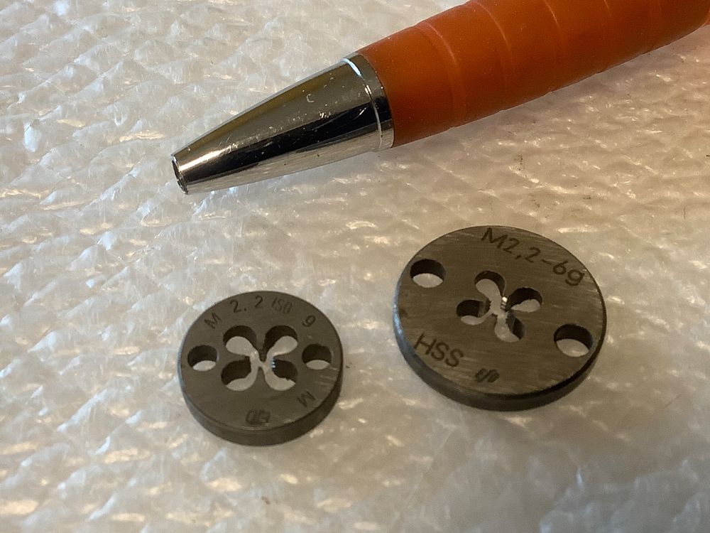 M2.2 Schneideisen Filièren, 2 Stück, NEU von ESO Swiss (Neu (gemäss Beschreibung)) in Widnau für ...