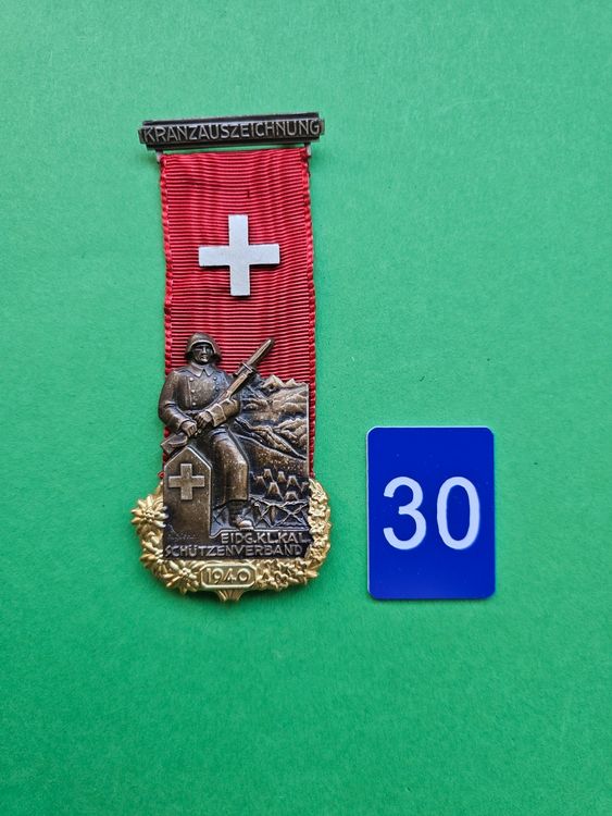 EIDGENÖSSISCH KK SCHIESSEN KRANZABZEICHEN MEDAILLE MÜNZEN (Gebraucht) in Ermatingen für CHF 8 ...