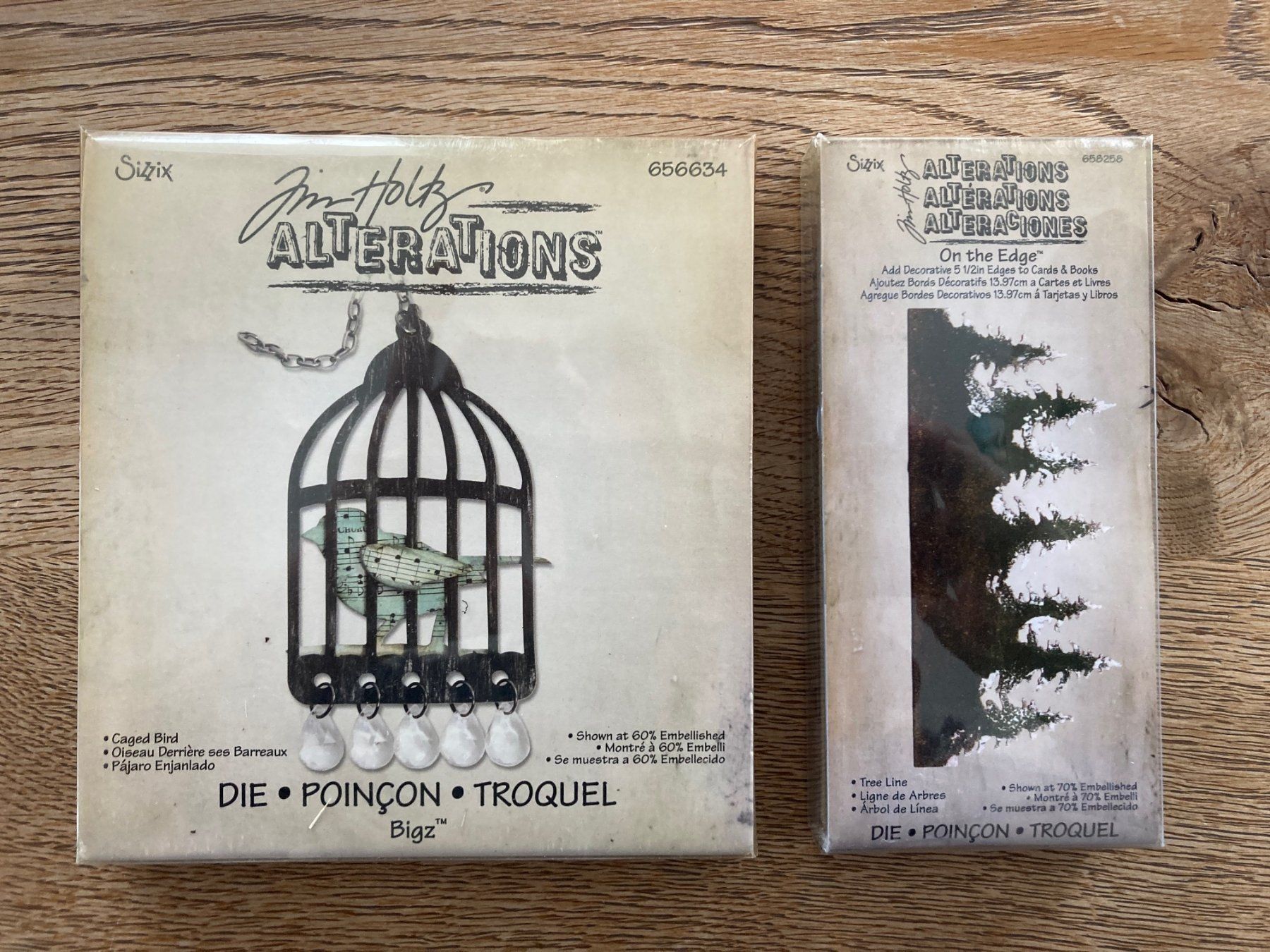 Original Sizzix und Tim Holtz Bigz Stanzformen-Set Nr. 9 (Gebraucht) in ...