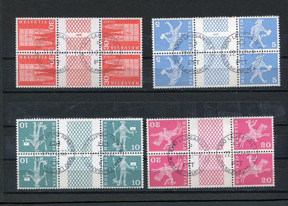 Kehrdrucke 4 x 4 Oblitere voir Photos | Kaufen auf Ricardo