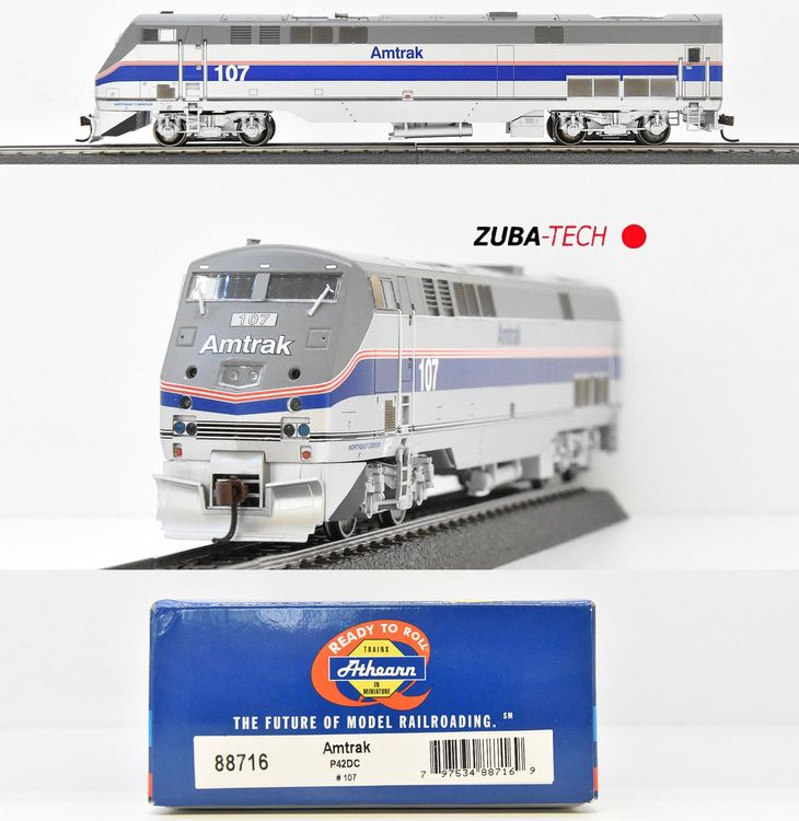Athearn 88716 Diesellok P42 DC Amtrak H0 GS Analog mit OVP | Kaufen auf Ricardo