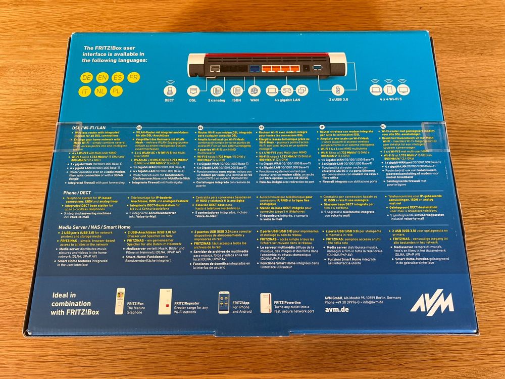 AVM FRITZBox 7590 CH-Version NEU und OVP Fritz!Box | Kaufen auf Ricardo