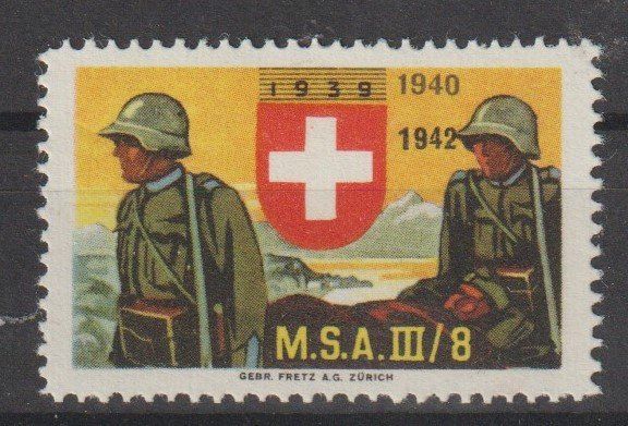 AUFDRUCK, SANITÄT MSA III/8, Wit 78/1, Fr 15.-- (Neu (gemäss ...