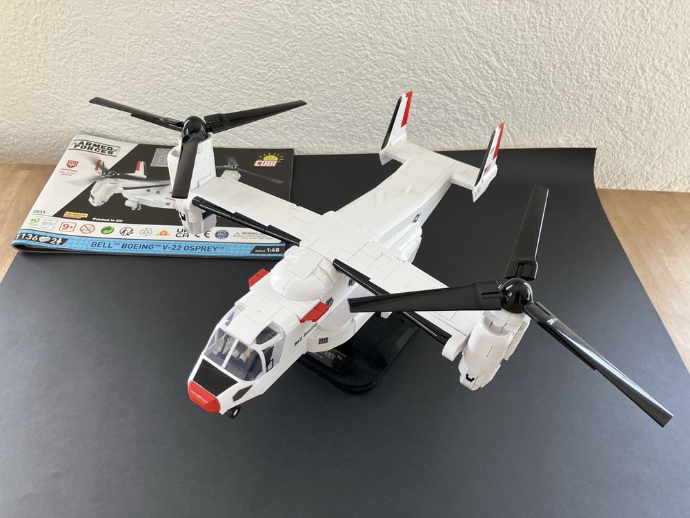 Lego Cobi Boeing V-22 Osprey 1:48 (Gebraucht) in Lausen für CHF 24 – nur Abholung auf Ricardo kaufen