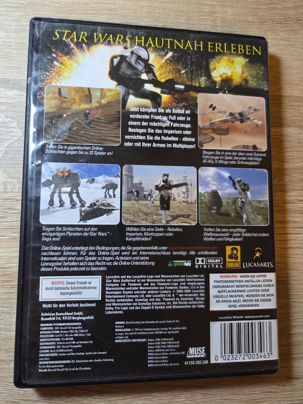 Star Wars Battlefront (3 CD) (German) - PC (Gebraucht) in Carouge GE ...