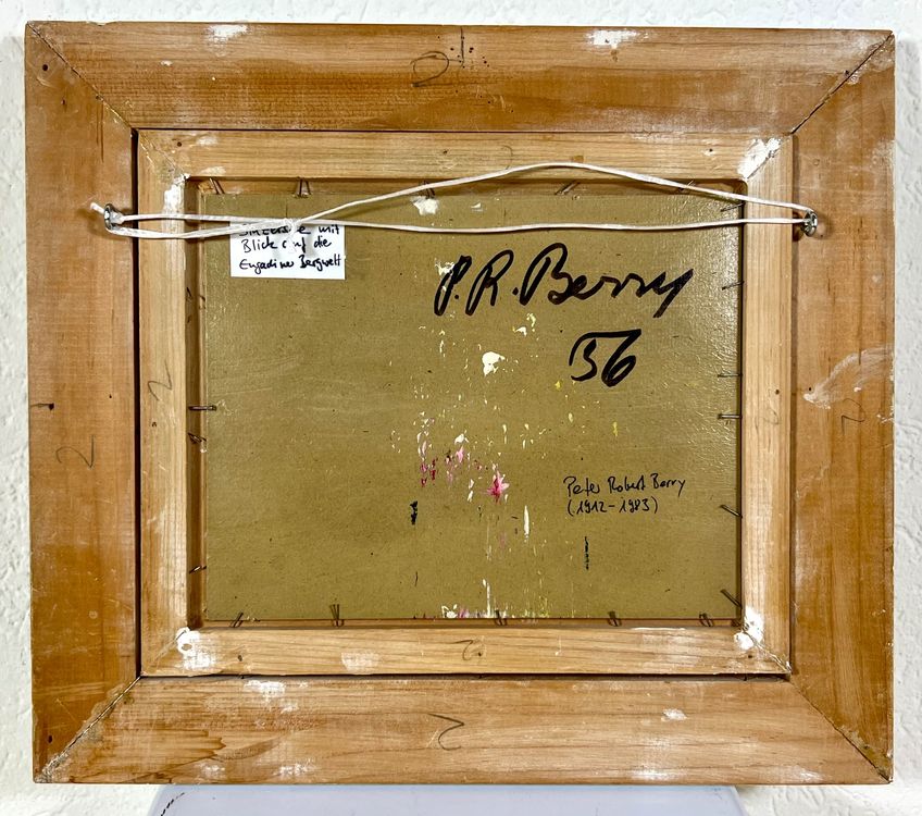 Peter Robert Berry Öl-Gemälde Engadin Stazer See St. Moritz (Gebraucht ...