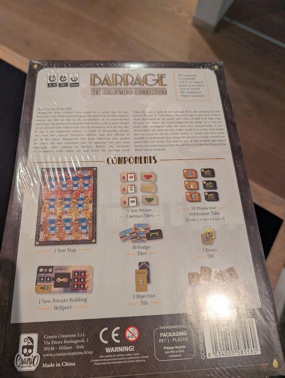 Barrage (en) Board Game: +4 extension / shrink wrap (Neu und ...