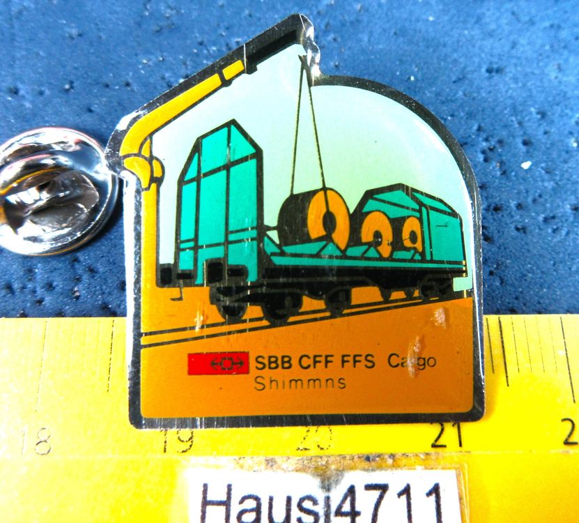 SBB CFF CARGO BAHN ZUG WAGEN PIN GLASIERT (Gebraucht) in Ettingen für CHF 0.45 – mit Lieferung ...