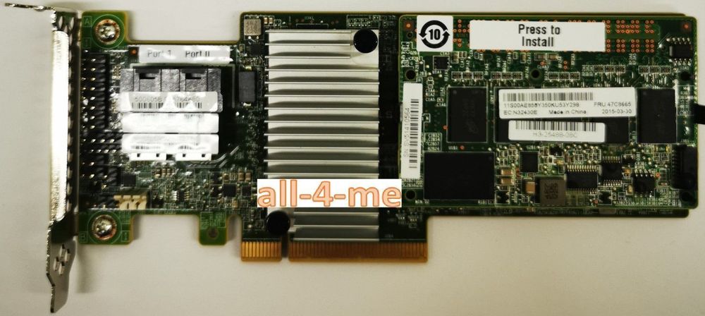 LSI 9361-8i SAS3108 12Gb RAID SAS/SATA Kontr. inkl. SFF-8643 (Gebraucht ...