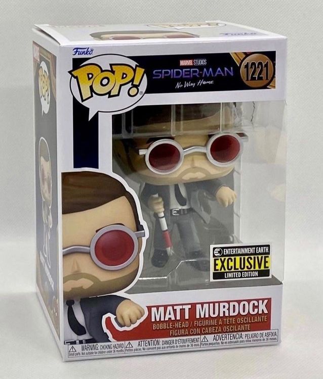 Funko Pop! Marvel, Matt Murdock #1221, Entertainment Earth (Neu und ...