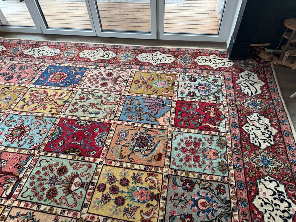 Perser Teppich Moud 400x285 Garten Design handgeknüpft (Gebraucht) in St. Gallen für CHF 280 ...