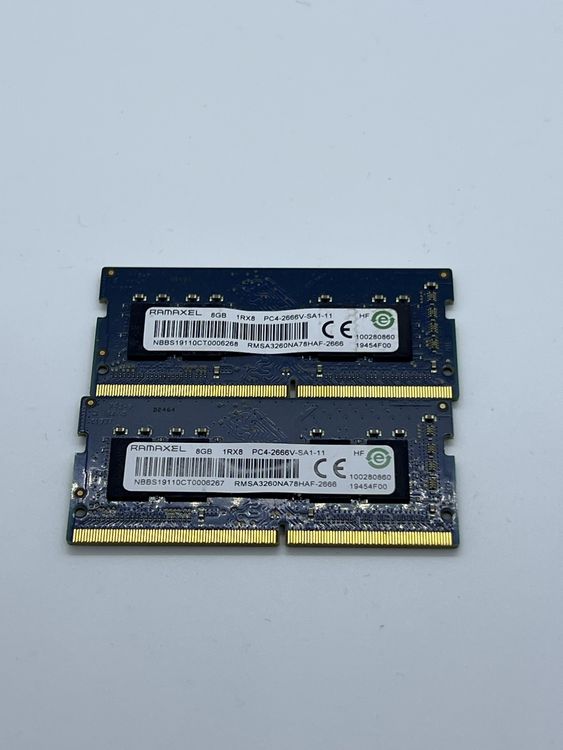 RAM Ramaxel DDR4 SO-DIMM Laptop-RAM-Module (Gebraucht) in schellenberg ...