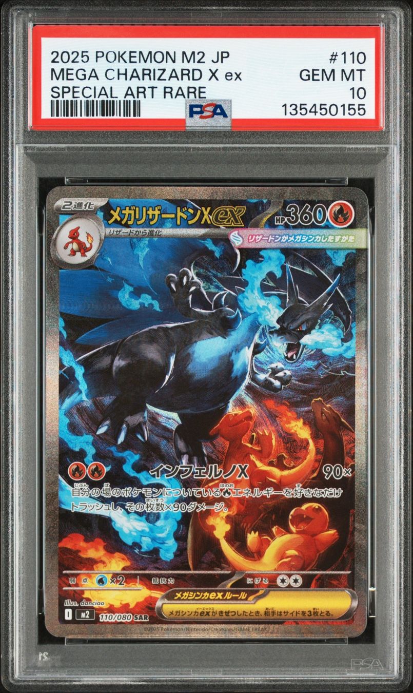 PSA 10 Mega Charizard X Pokemon Inferno X Phantasmal Flames (Neu und ...