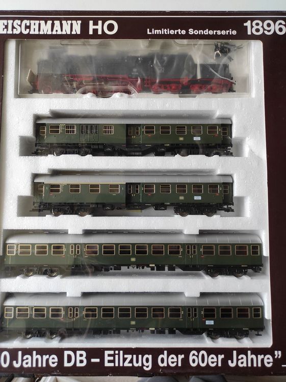 50 Jahre DB - Eilzug der 60er Jahre von Fleischmann H0, WS (Neu und ...