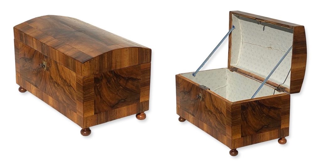 Wunderschöne kleine Barock-Schatulle ~1770 bombierter Deckel | Kaufen auf Ricardo