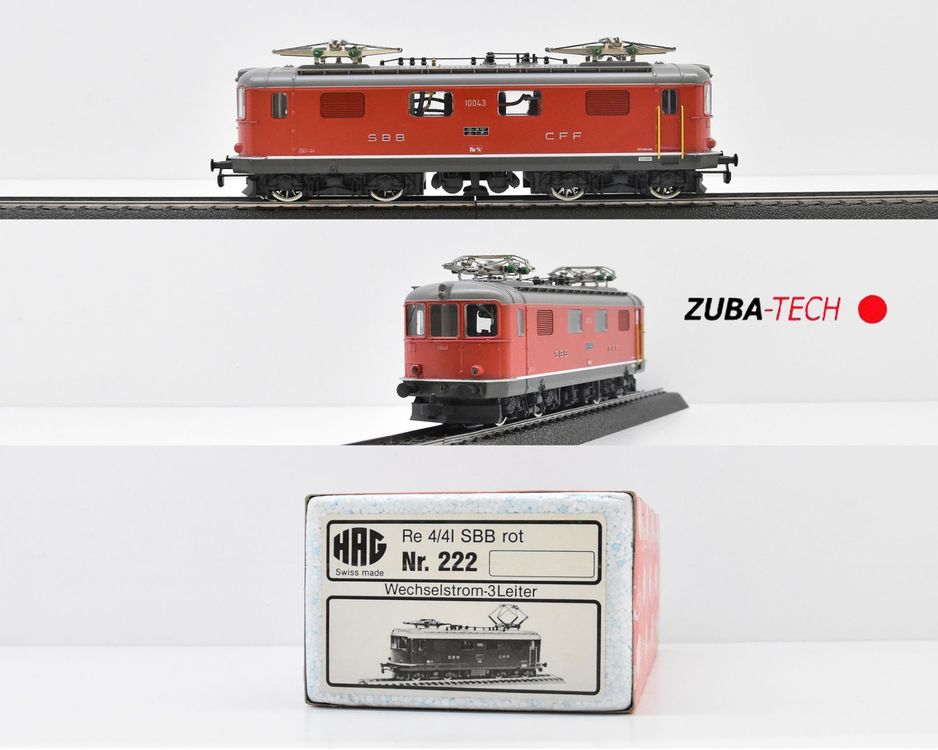 HAG 222 E-Lok Re 4/4 I SBB H0 WS Analog mit OVP | Kaufen auf Ricardo