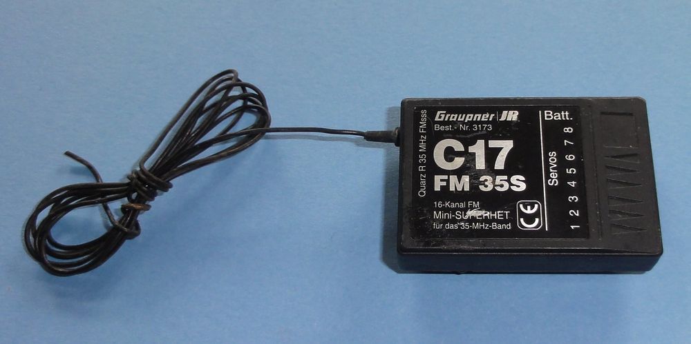 Empfänger Graupner C17 8-Kanal 35 MHz, FM, 3173 (Gebraucht) in für CHF ...