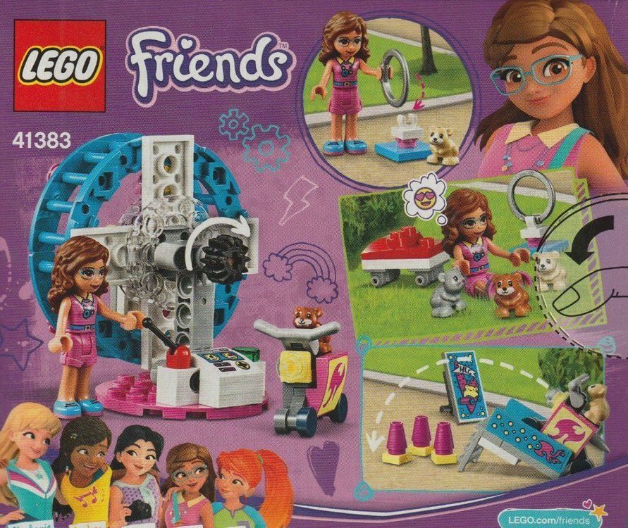 LEGO FRIENDS 41383 L'AREA GIOCO DEL CRICETO DI OLIVIA (Neu und ...