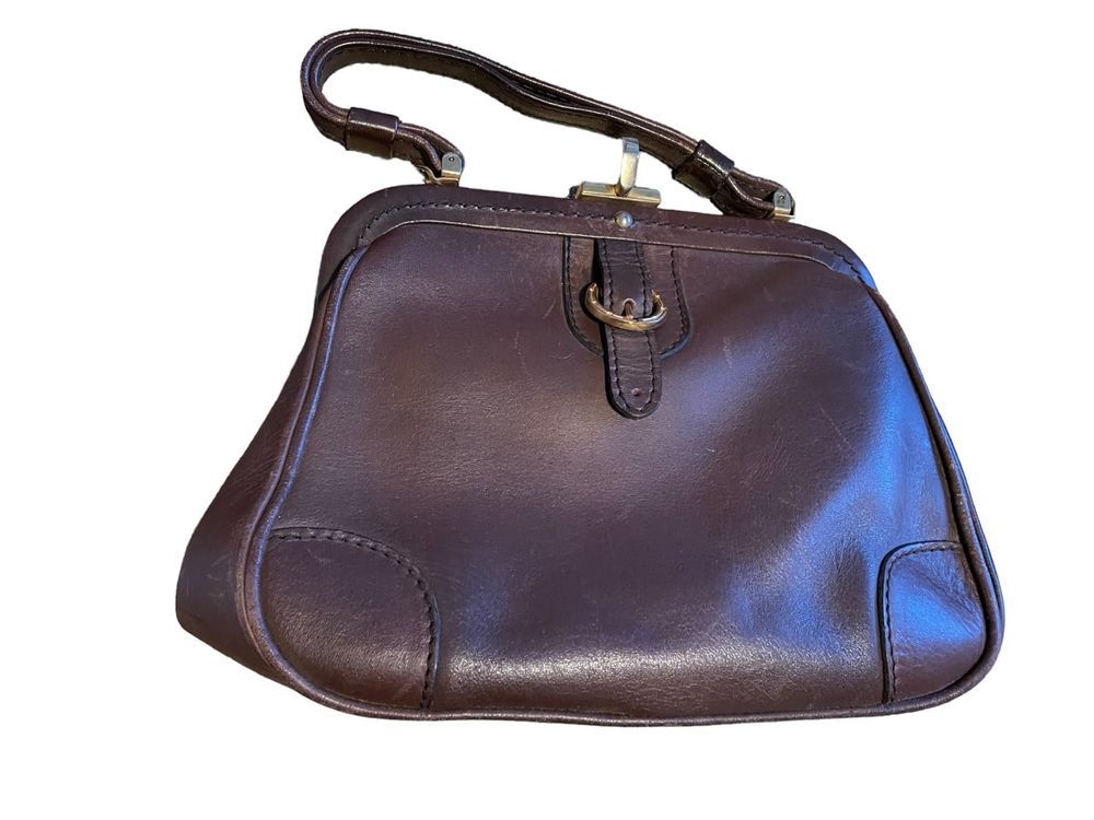 1960s Brown leather Vintage Handbag by Lady Swiss Excellent | Kaufen ...