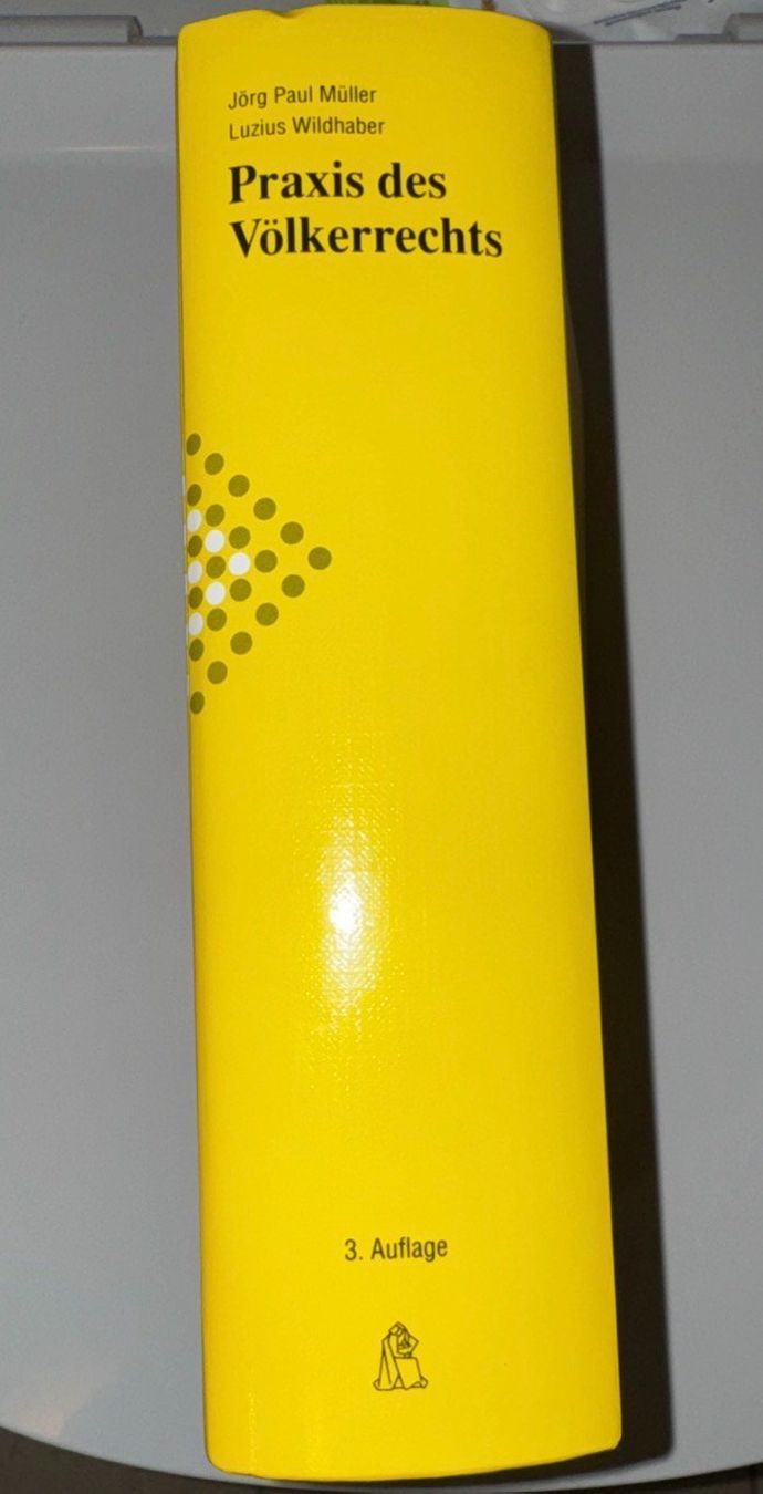 Praxis des Völkerrechts, Jörg P Müller (Gebraucht) in Nyon für CHF 99 ...