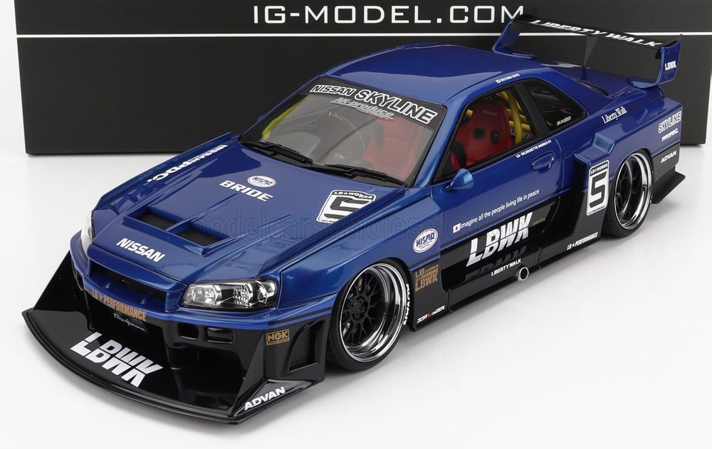 IGNITION-MODEL - 1/18 - NISSAN - SKYLINE LB-ER34 N 5 | Acheter sur Ricardo
