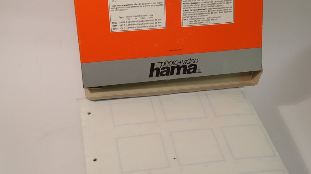Hama Negativ-Ablageblätter für 6x6 cm Einzelnegative neu | Kaufen auf ...