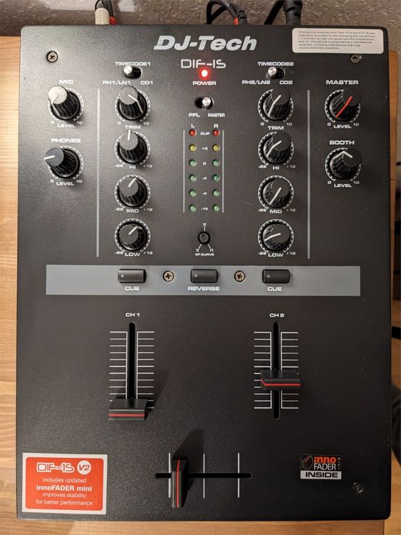 DJ-Tech DIF-1S v2 - DJ scratch mixer | Kaufen auf Ricardo