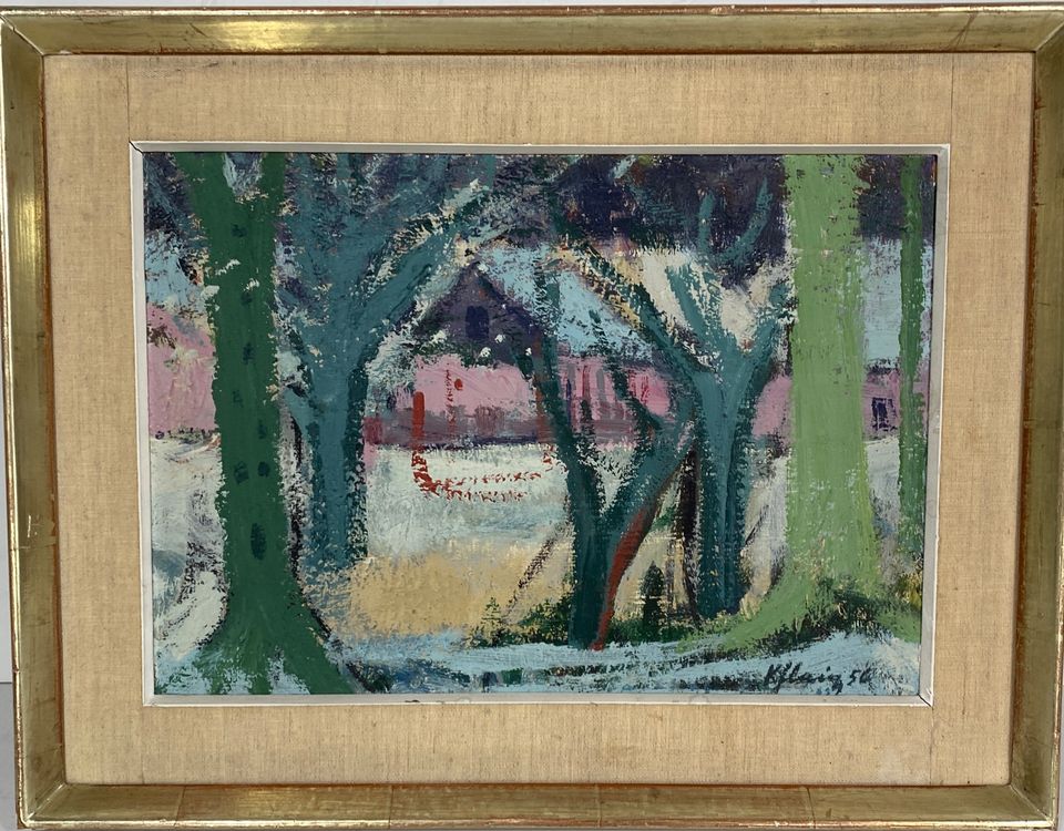 Karl Anton FLAIG (1900-1993) Winterlandschaftsgemälde (Gebraucht) in ...