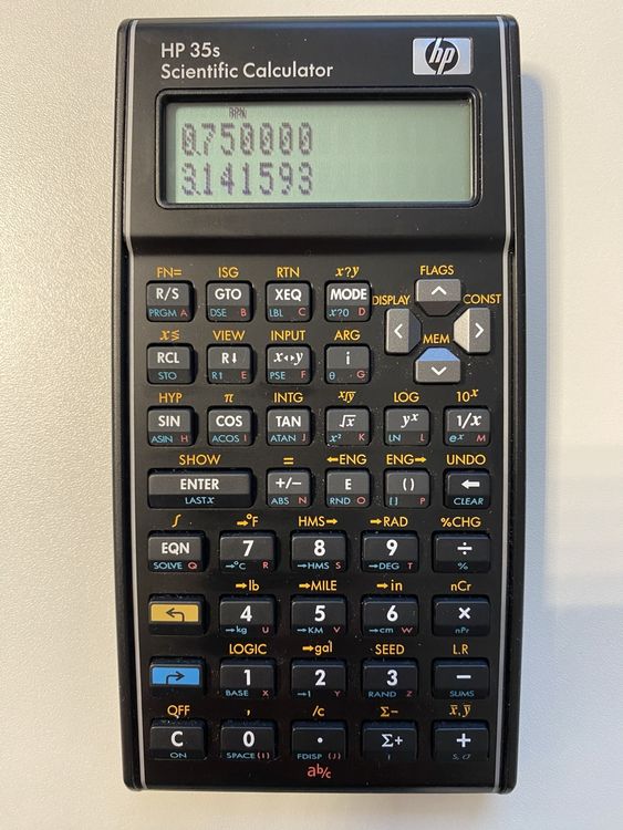 Calculatrice RPN scientifique programmable HP 35S (D'occasion) à Grandson pour CHF 124 – avec ...