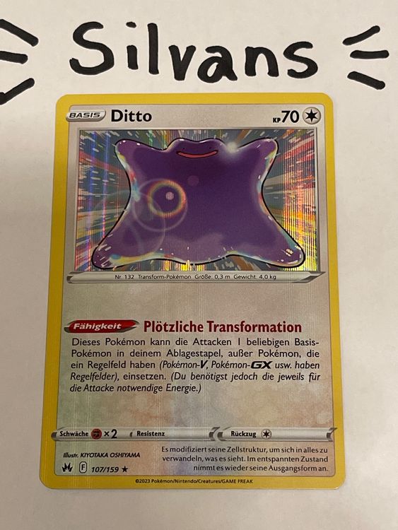 Ditto Holo 107/159 Zenit der Könige Deutsch | Kaufen auf Ricardo