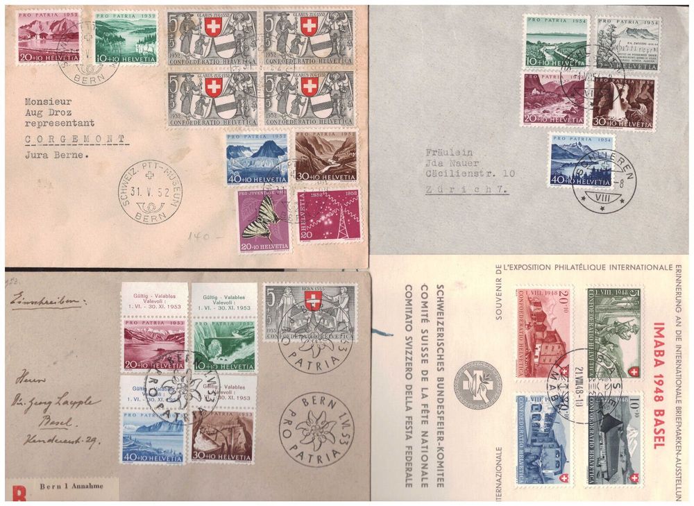 0X-129--- PRO PATRIA SATZBRIEFE | Kaufen auf Ricardo