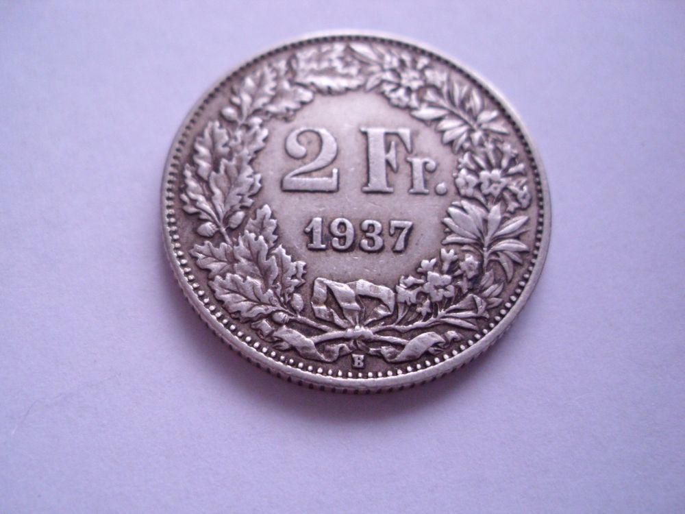 2 Franken 1937 (Gebraucht) in Birsfelden für CHF 5.5 – mit Lieferung auf Ricardo kaufen