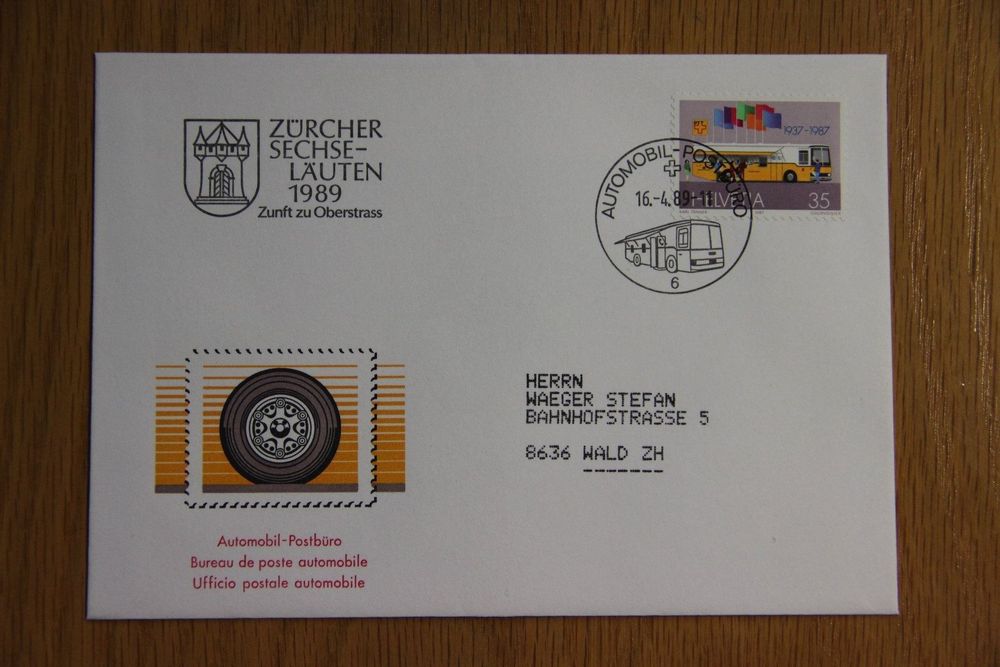 Schweiz 1989 - Zürcher Sechseläuten (Neu (gemäss Beschreibung)) in Jona für CHF 0.5 – mit ...