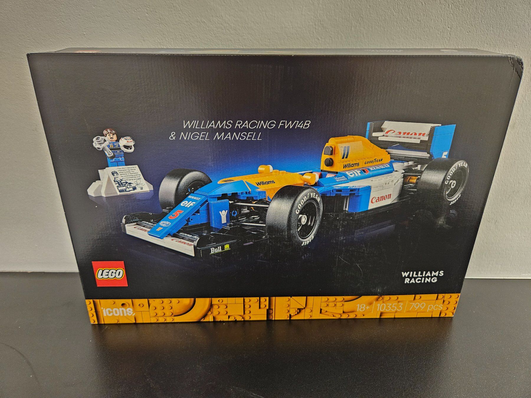 Neu - Lego Icons - 10353 - Williams Racing(Verp. Beschädigt) (Neu und ...
