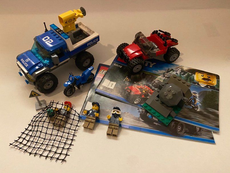 Lego Set 60172 - Polizeit-Pickup mit Fangnetz (Gebraucht) in ...