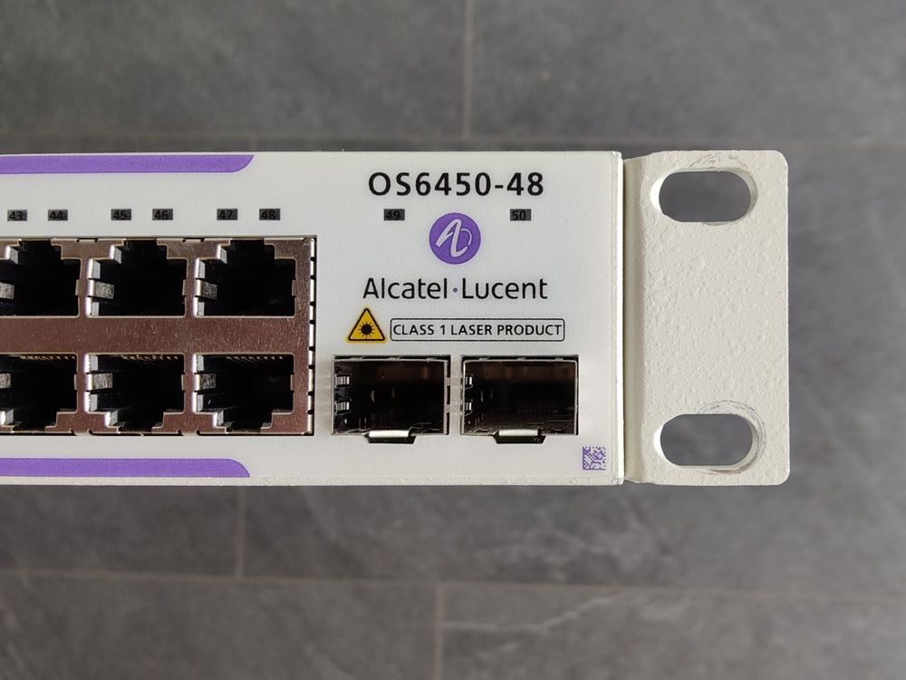 Alcatel-Lucent OmniSwitch OS6450-48 mit 10 GigE uplinks (Gebraucht) in ...