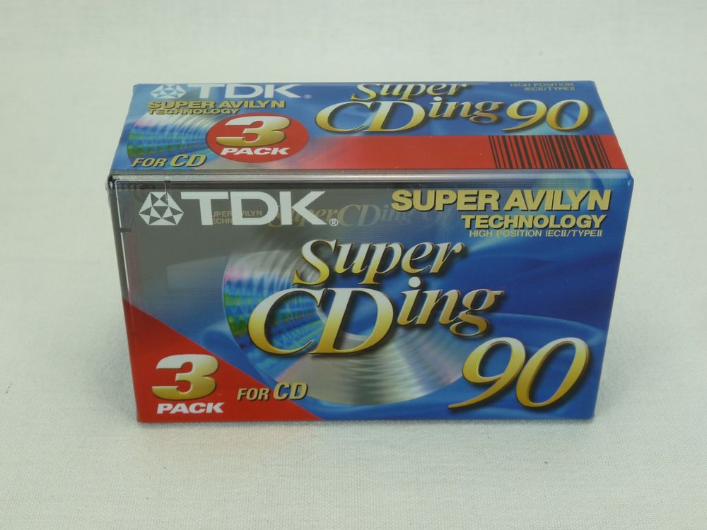TDK Super CDing 90 Kassetten 3erPack Super Avilyn Technology | Kaufen ...