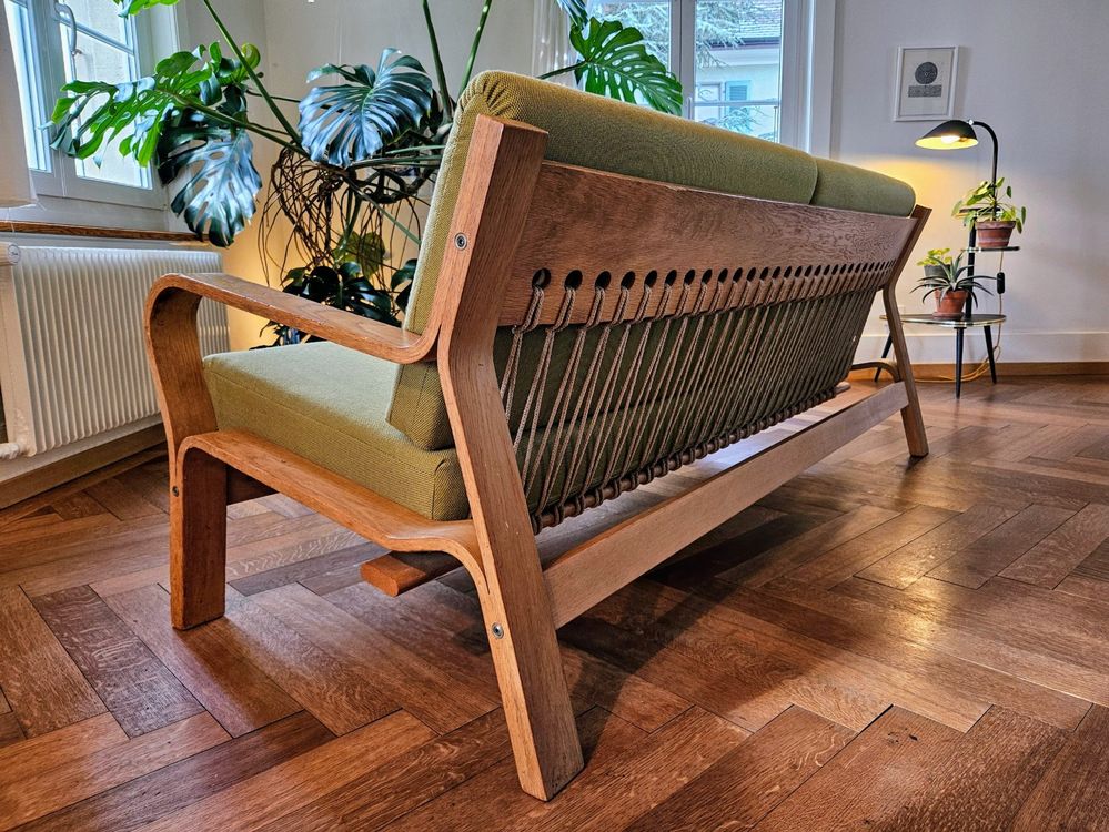 Hans J. Wegner - Sofa - Ge 671/3 - Denmark - GETAMA - Eiche | Kaufen auf Ricardo