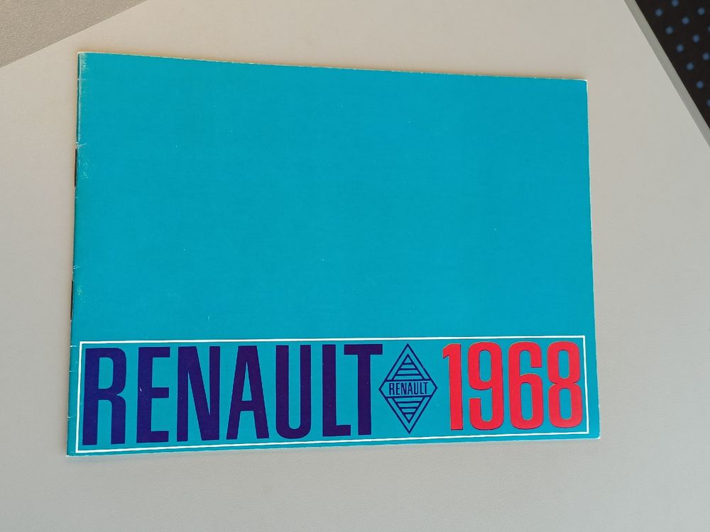 Alter Automobil Prospekt / Renault 1968 | Kaufen auf Ricardo