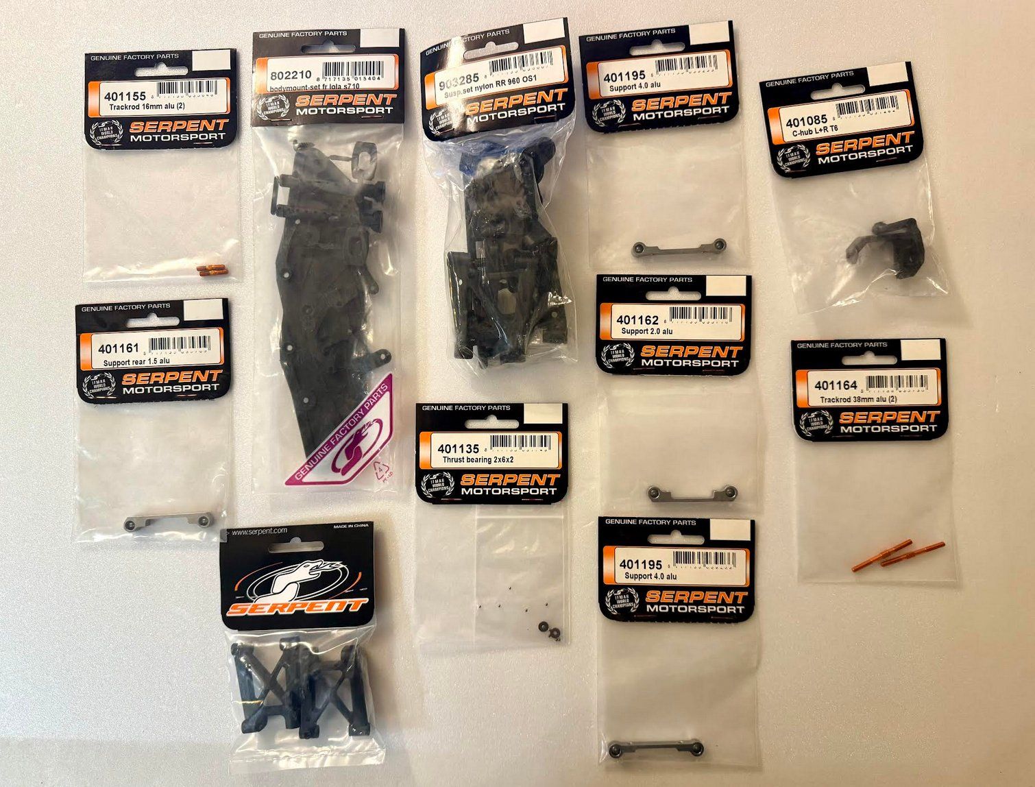 Lot de pièces neuves Serpent pour voiture RC – ( lot 13) (Neuf avec ...