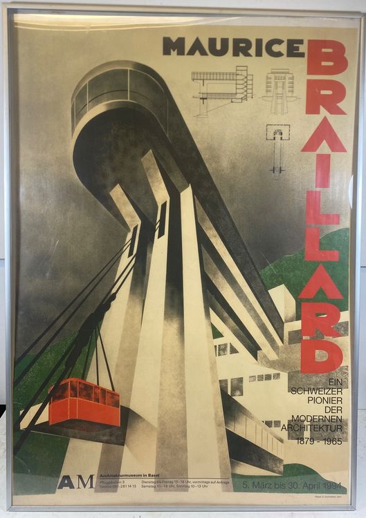 Maurice BRAILLARD Große Vintage Plakat (Gebraucht) in Root für CHF 24 ...