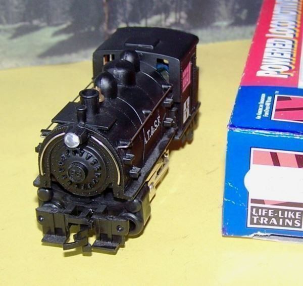 Life-Like H0 8302 Dampflok, Dokside Switcher AT&SF mit Licht (Neu und ...